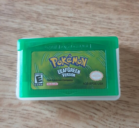 Pokemon Leaf Green Cartridge
