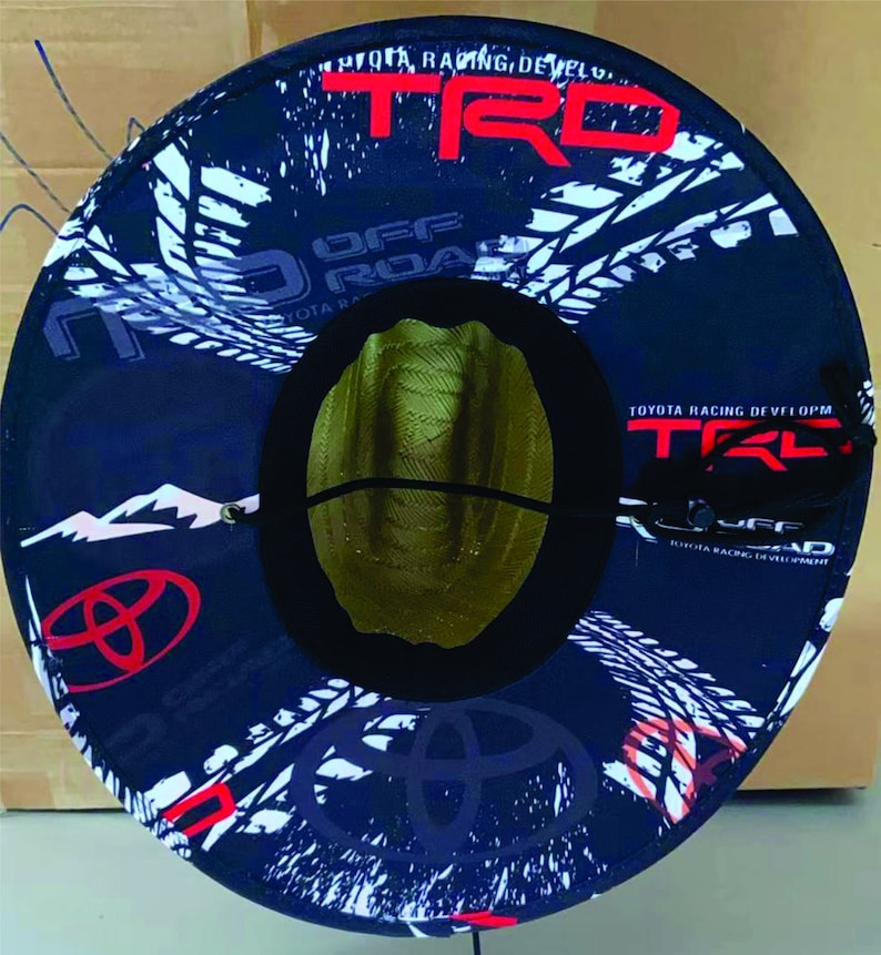 Brand New TRD Straw Hat Toyota Racing Development - Etsy