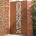 Decorative Garden Gate in Corten Steel With Decorative Middle Design in ...