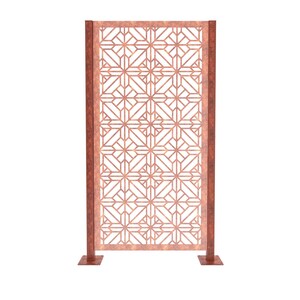 Corten Steel Screen Post - Free Standing Garden Screen or Gate Post ...