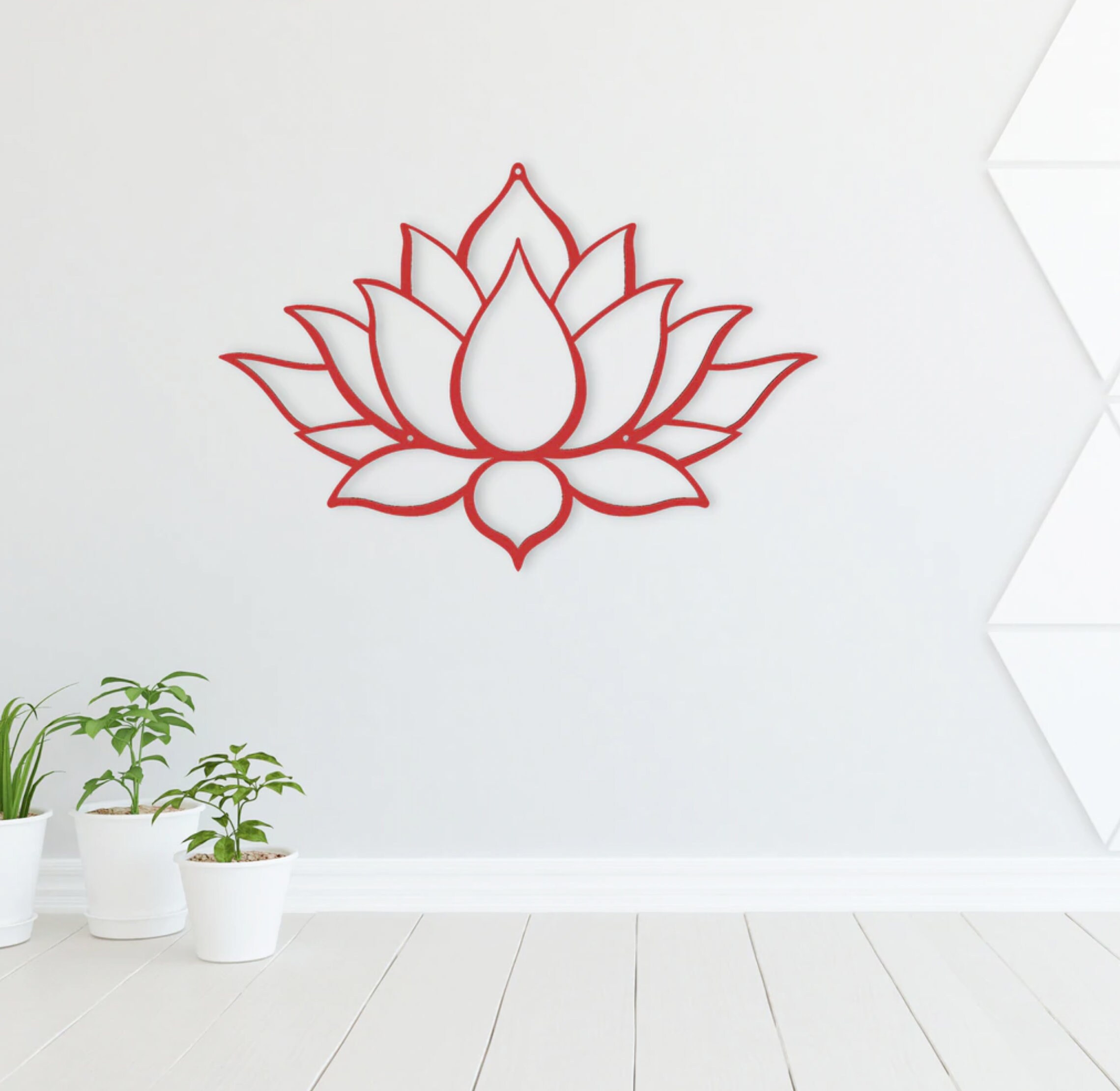 Lotus Wall Decor, Home Decor, Metal Wall Art, Unique Decor, Large Wall ...