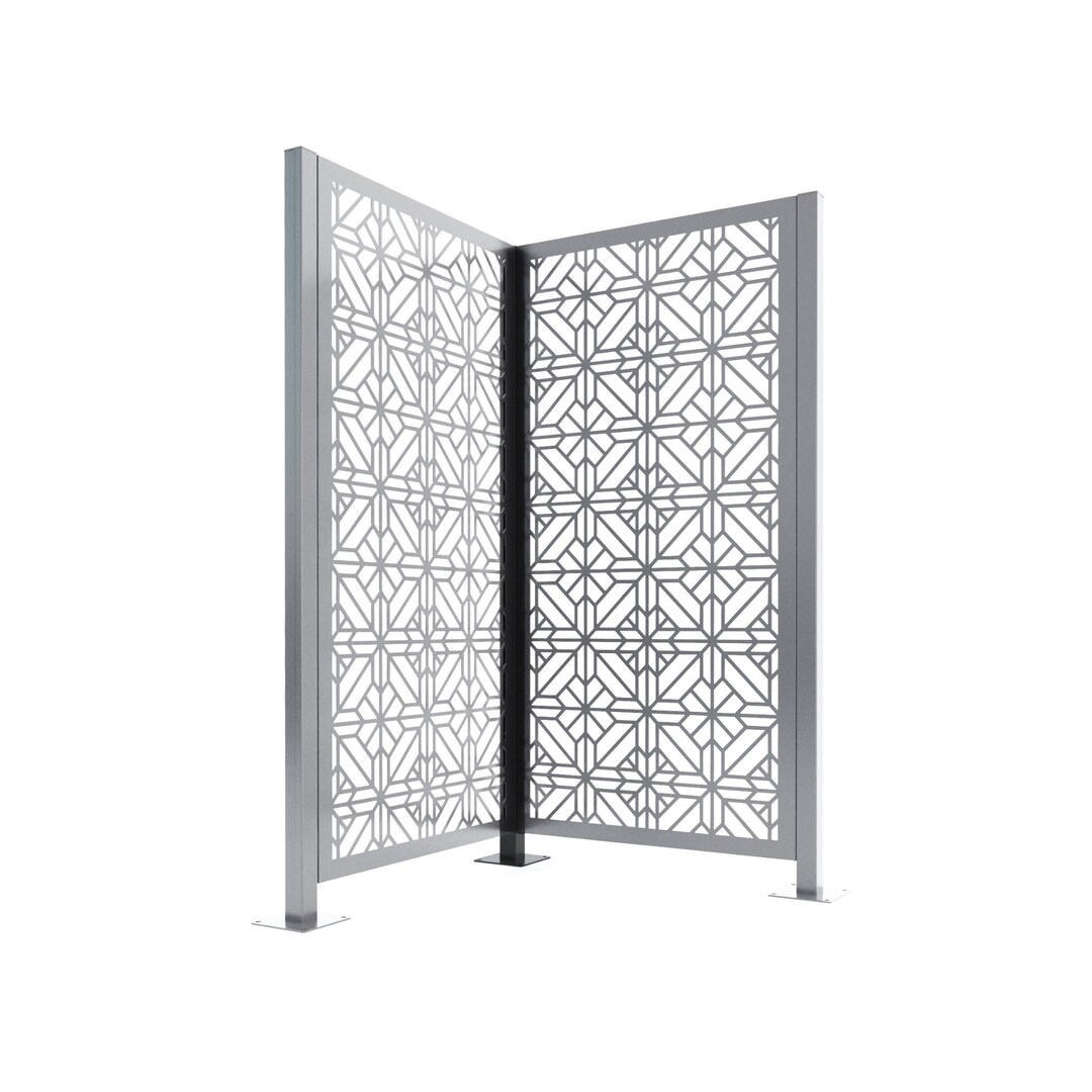 Garden Screen Posts, Free Standing, CORNER POST, Horizontal or Vertical ...