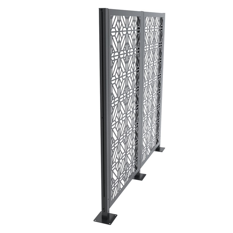 Garden Screen Post Free Standing DUAL POST Horizontal or - Etsy