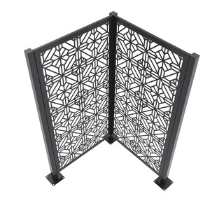 Garden Screen Posts, Free Standing, CORNER POST, Horizontal or Vertical ...