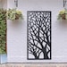 Decorative Garden Gate in Corten Steel With Decorative Middle Design in ...
