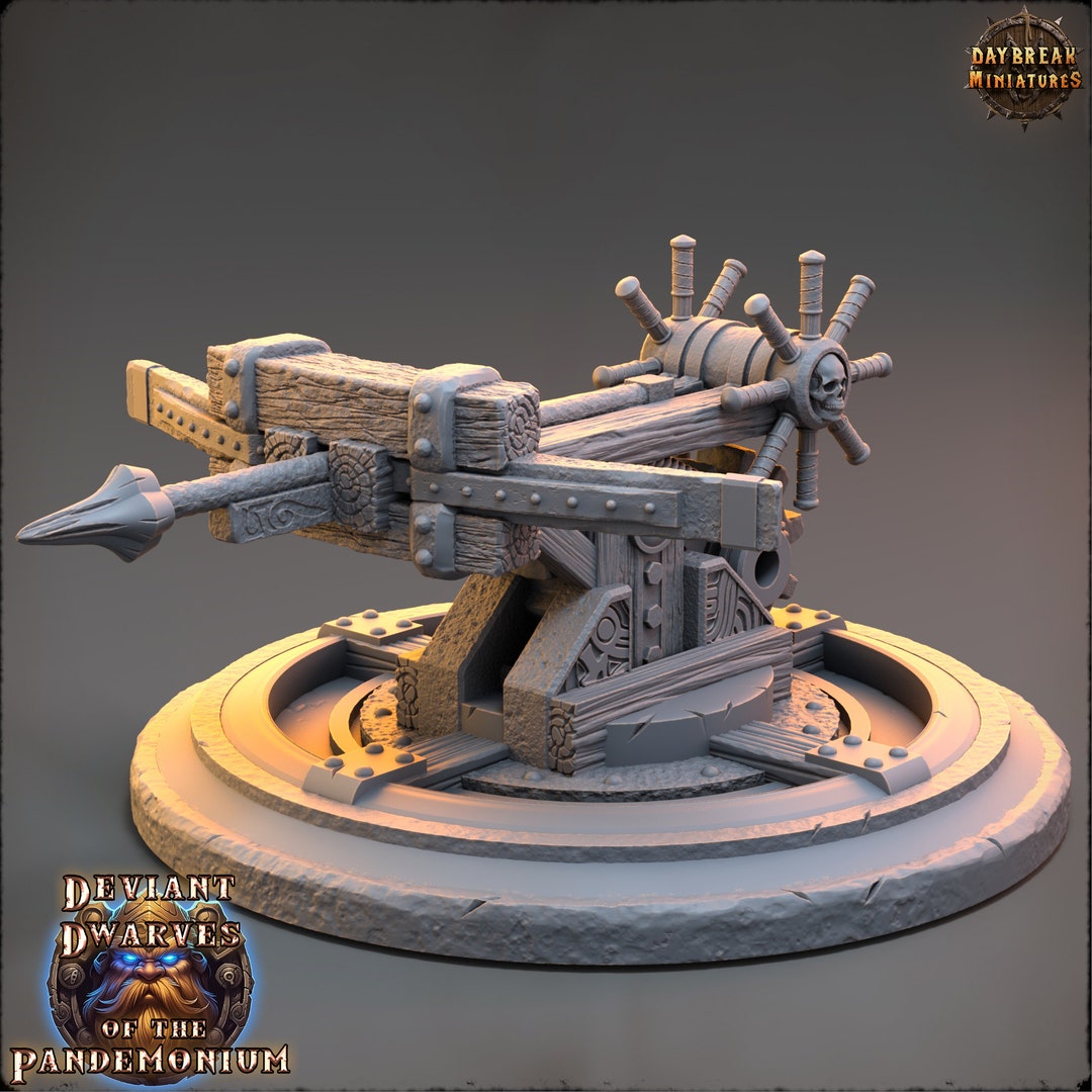 Tabletop Prop Gun Ballista of the Deviant Dungeons and Dragons Daybreak ...