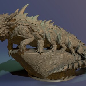 Behir Figure XXL Dragon Elder Behir Rescaleminiatures Dungeons and ...