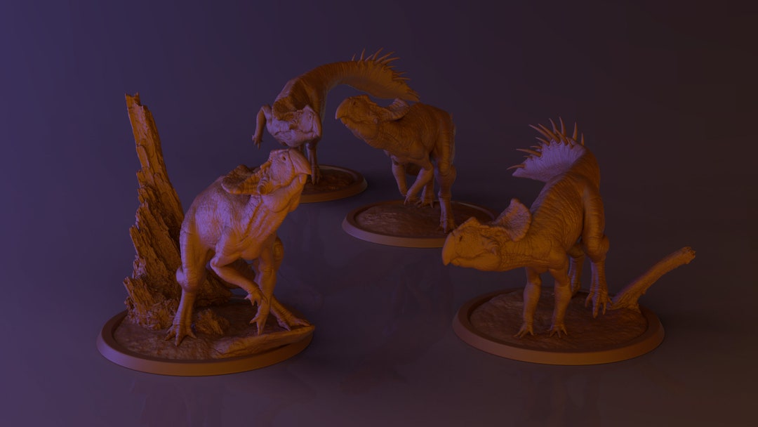 Miniature Figure Protoceratops Different Poses Big - Etsy