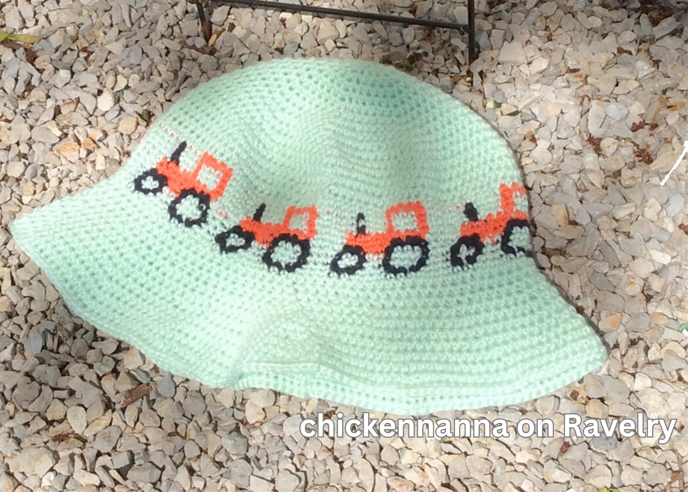 Tractor Bucket Hat Pattern for Baby, Toddler, Child, Woman and Men, Pdf ...