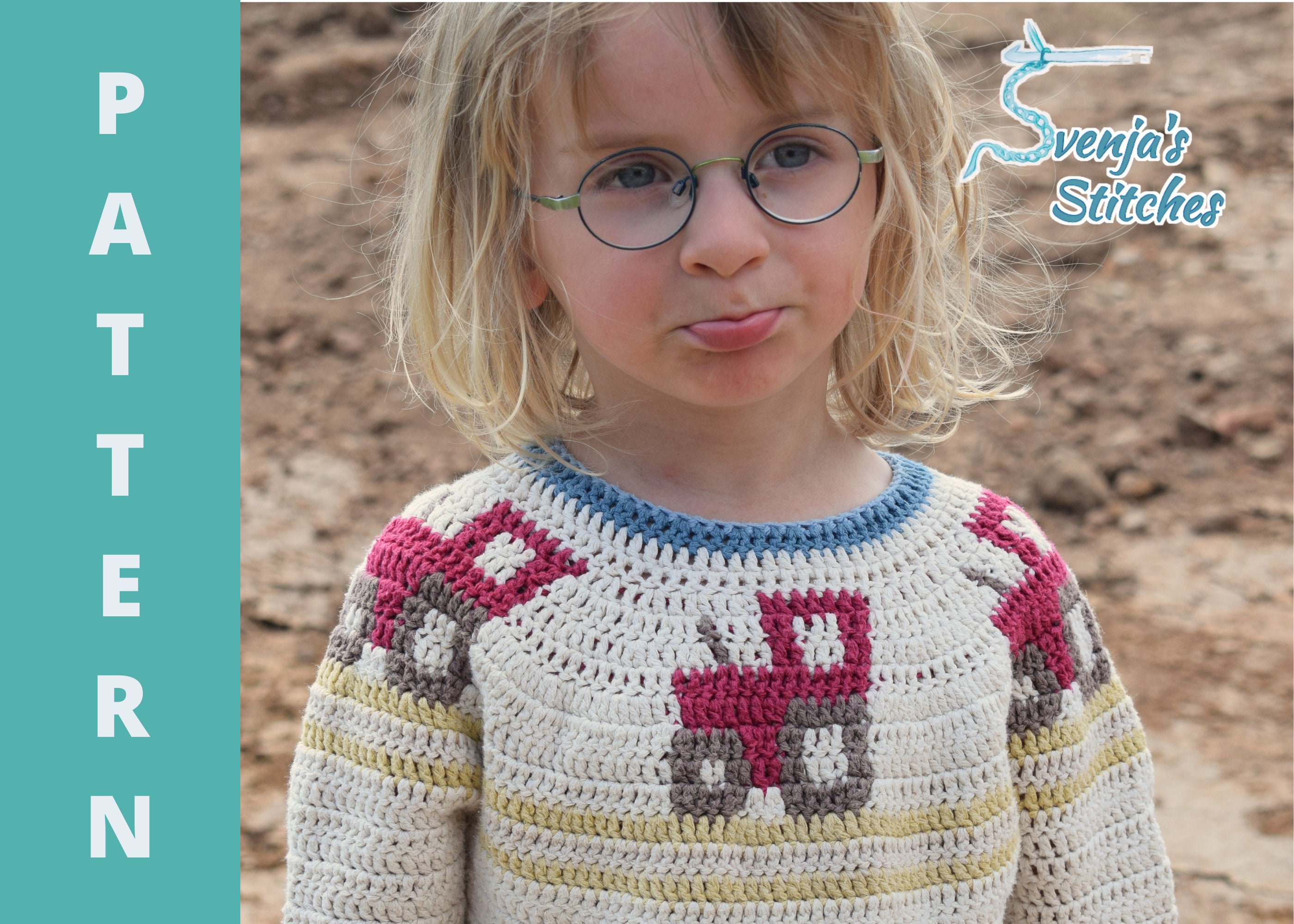 Crochet Pattern Tractor Sweater for Kids Pdf English in - Etsy