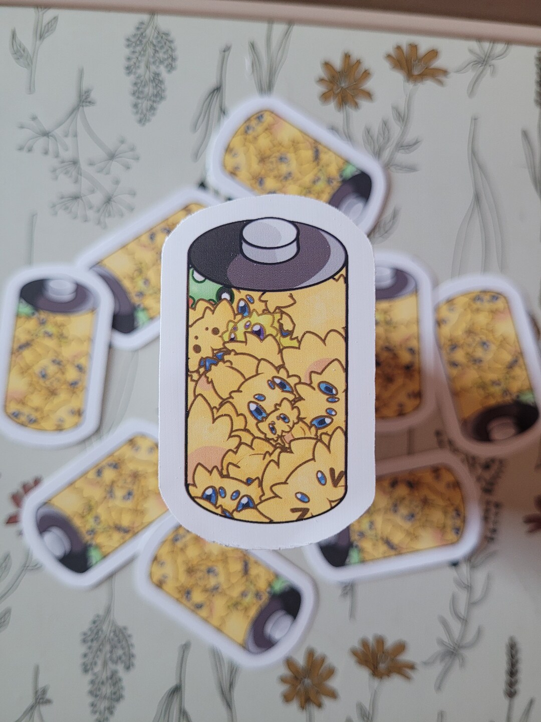 Joltik Pokémon Battery Cute Bug Sticker - Etsy Australia