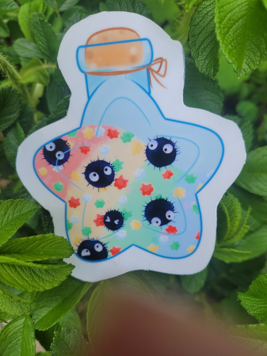 Spirited Away Soot Sprite Bottle Clear Sticker - Etsy