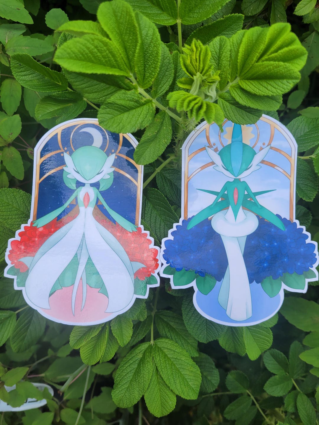 Gardevoir and Gallade Pokémon Vinyl Stickers - Etsy