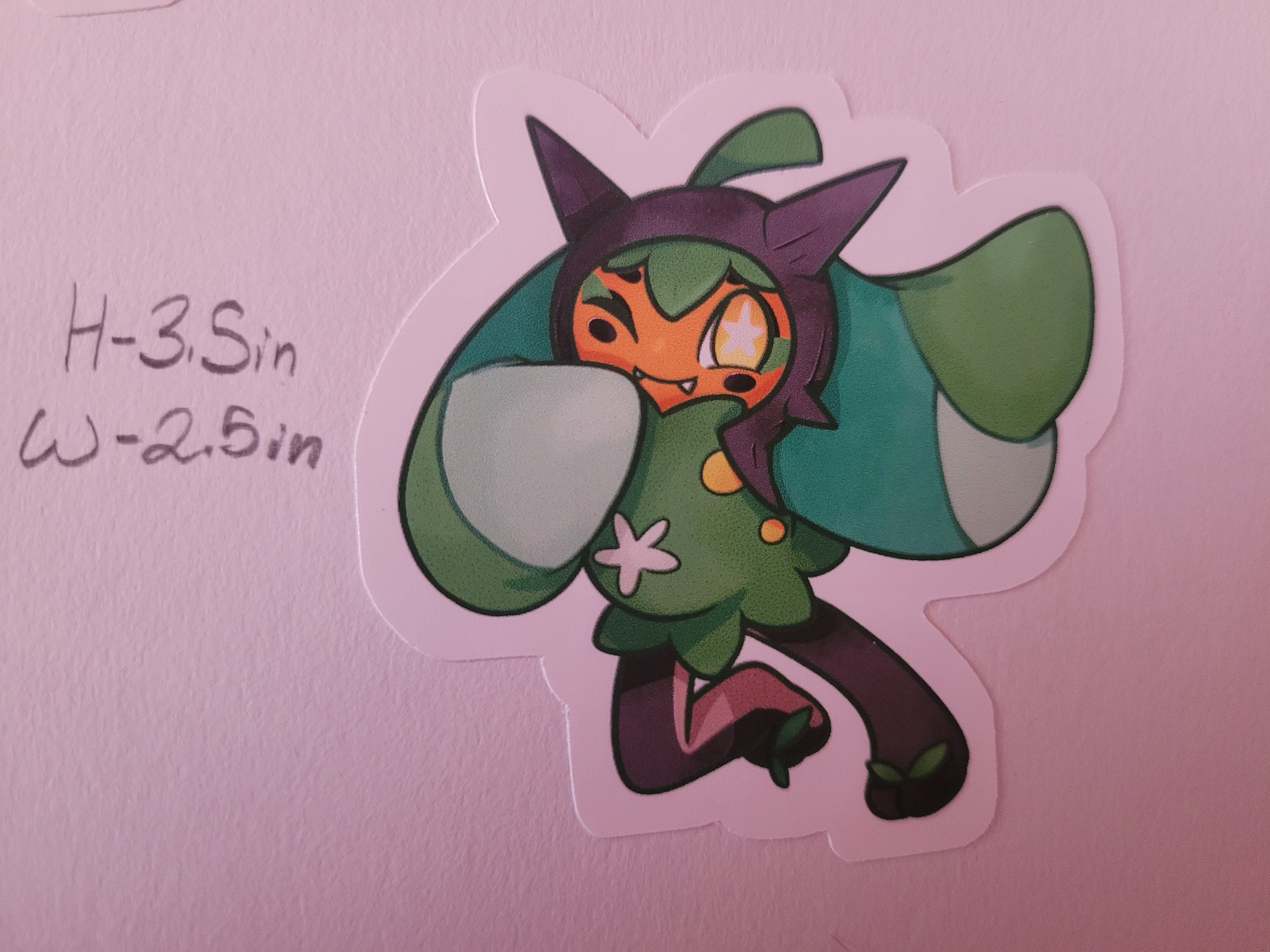 Ogerpon Cute Vinyl Sticker - Etsy