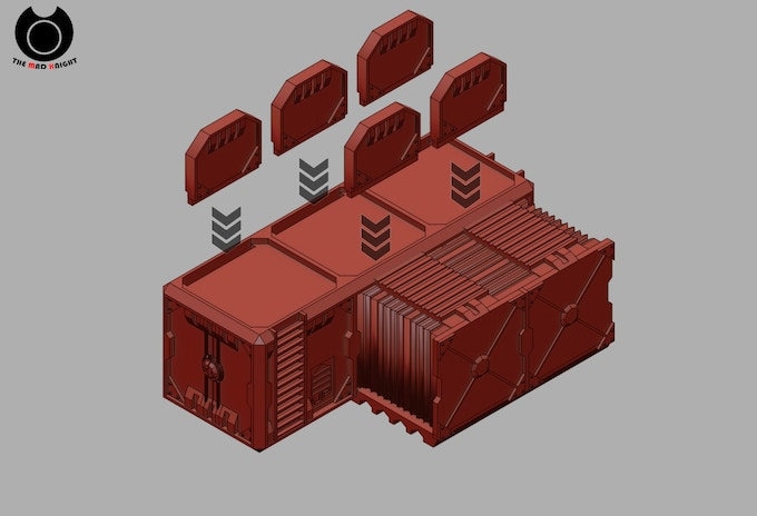 28mm Colonial Outpost Lab Facility Warhammer 40K, Deadzone, Firefight ...