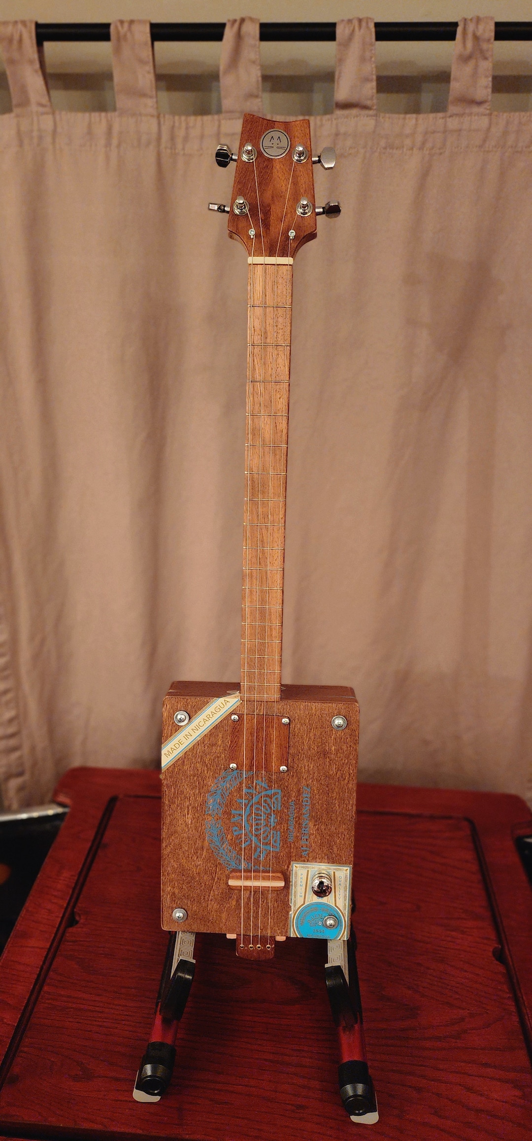 Hand Crafted 4 String Cigar Box Guitar - Etsy