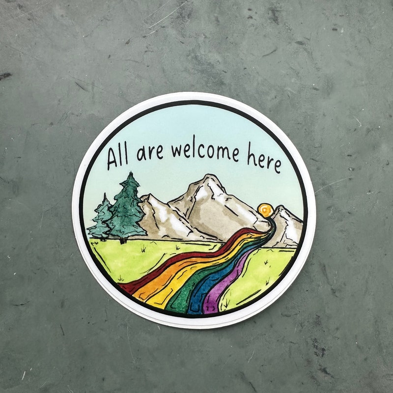 All Are Welcome Here - Etsy
