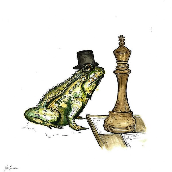 Gentleman Frog - Etsy