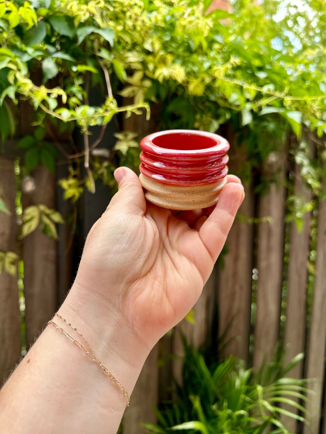 Red Carved Pinch Bowl - Etsy