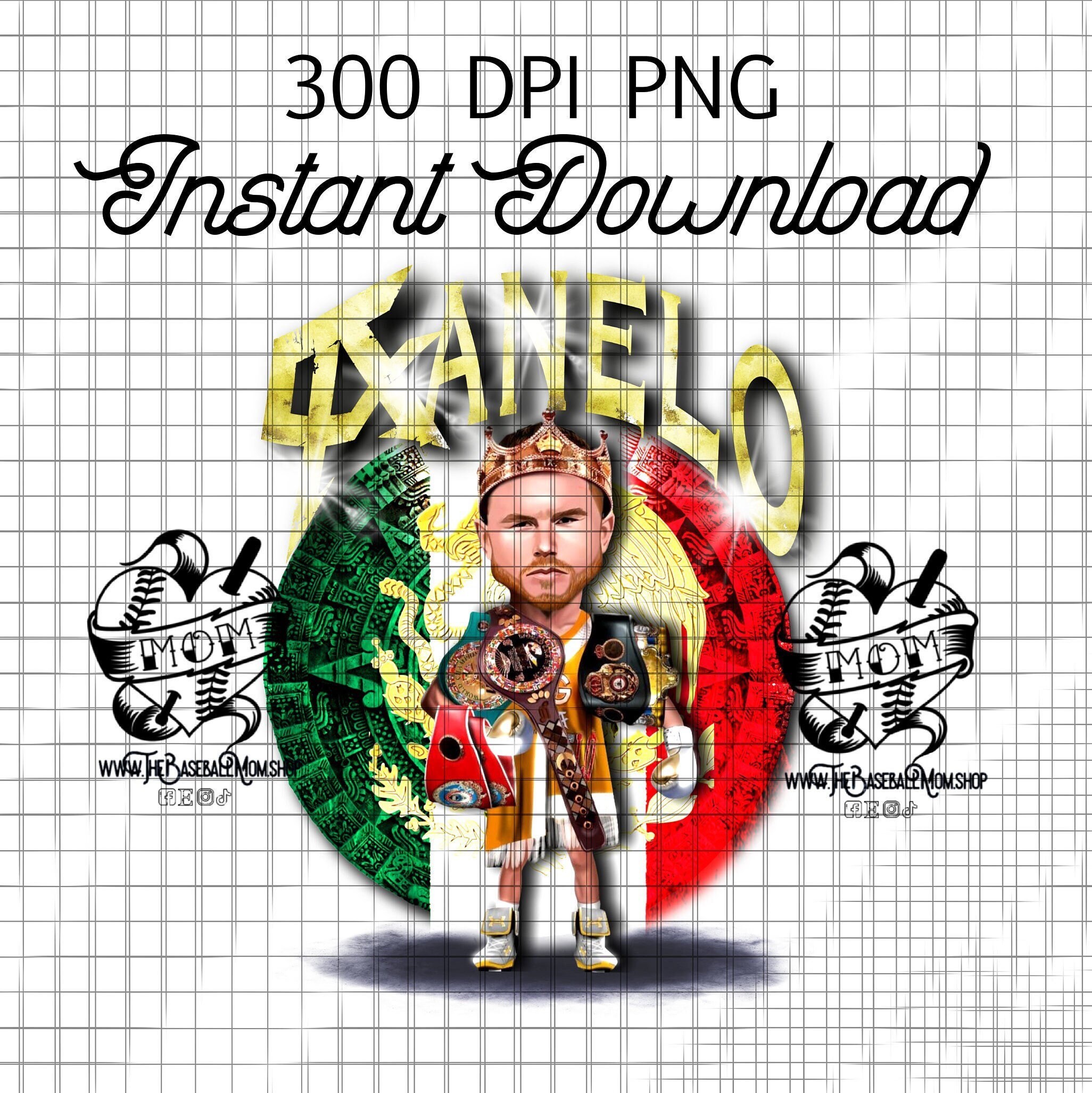 Canelo Alvarez Azteca PNG for Sublimation, DTF, DTG Instant Download - Etsy
