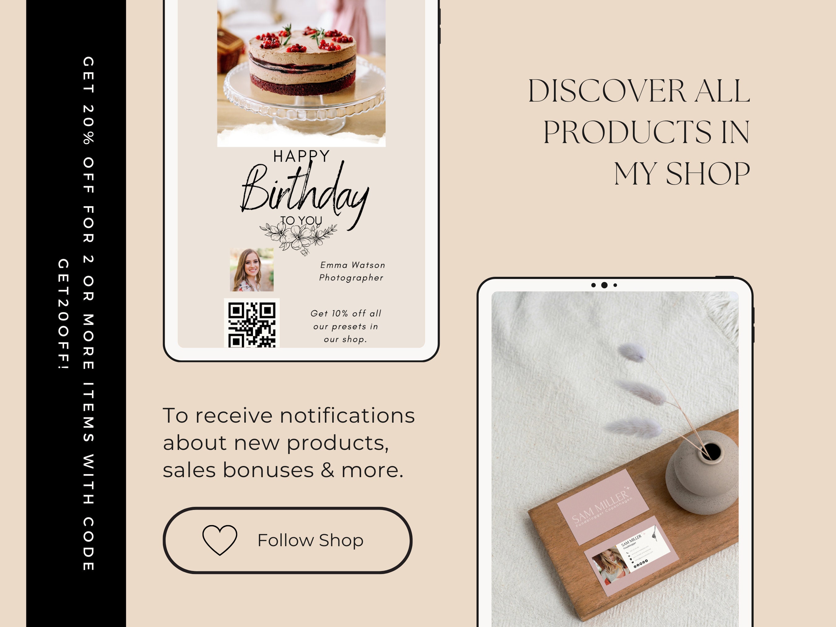 Influencer Food Blogger Media Kit Template Press Kit Canva - Etsy