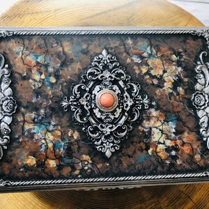 Handmade Wooden Box, Jewelry Organizer, Gothic Style Home Accessories ...