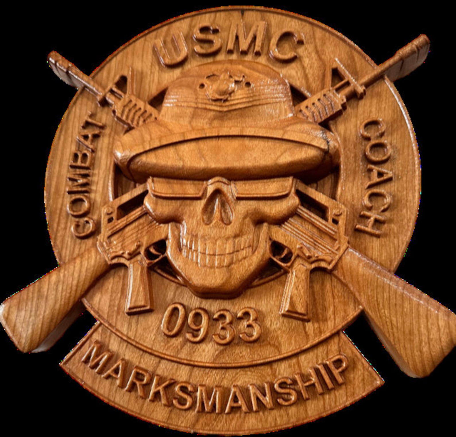 USMC Marine Corps Combat Marksmanship Coach Plaque 0933 MOS - Etsy