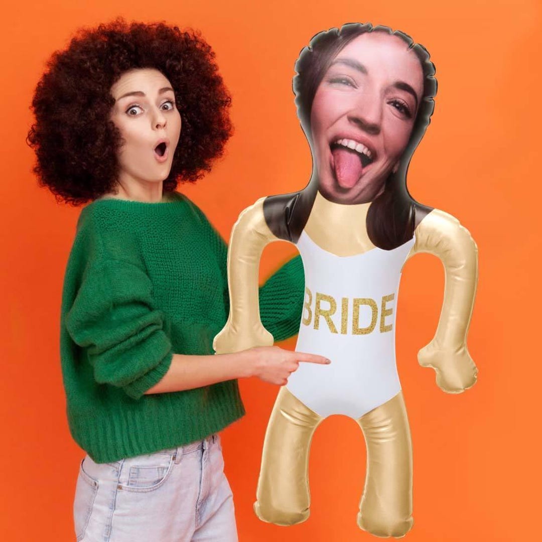 Customized Photo Mannequin Balloons Bachelor Party Favors Blow up Doll ...