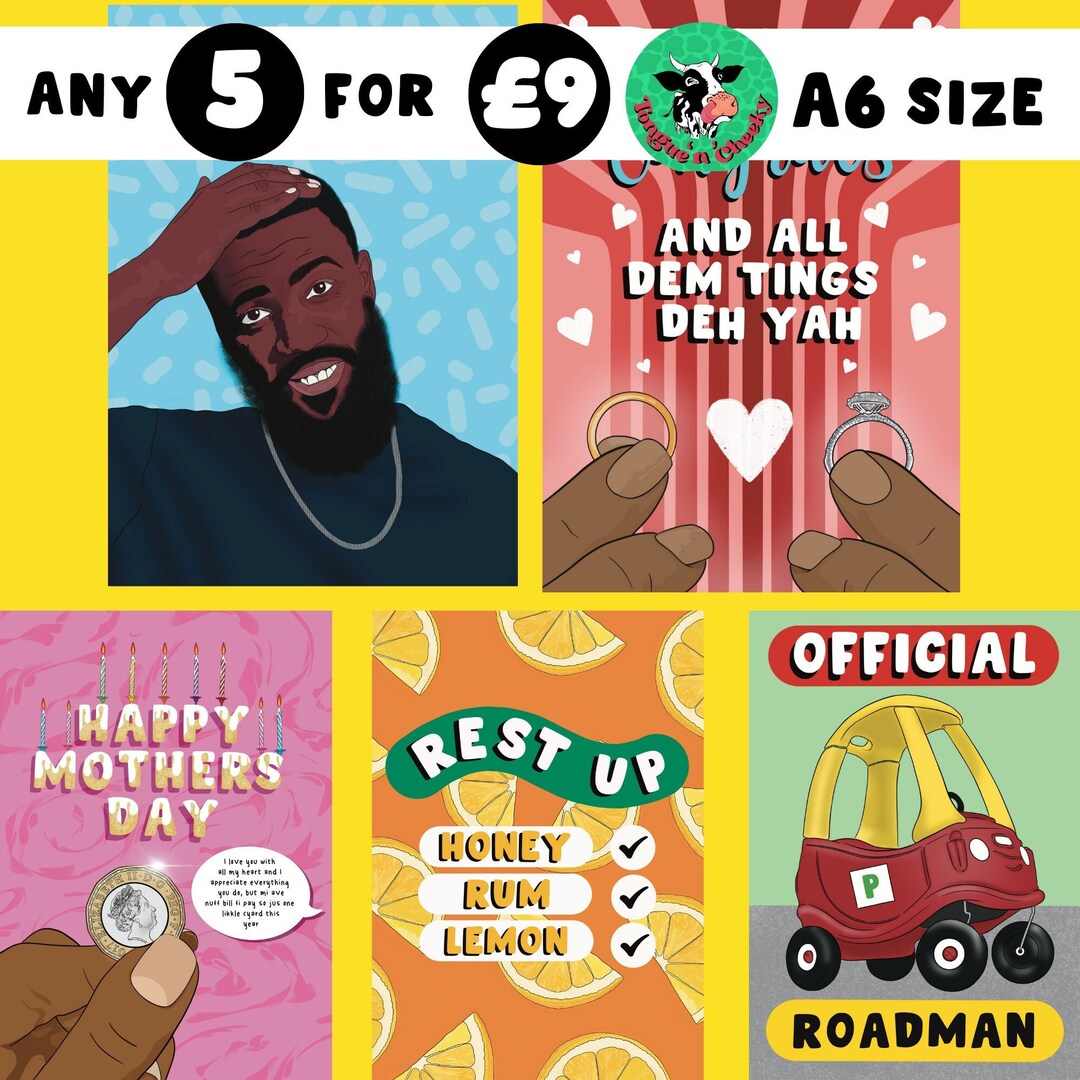 Black Greeting Cards, Diverse Cards, Greeting Card Bundle, Greeting ...