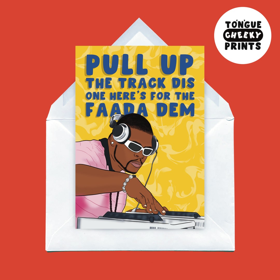 Black Father Card, Black Dad Greetings, Fathers Day Card, Funny Dad ...