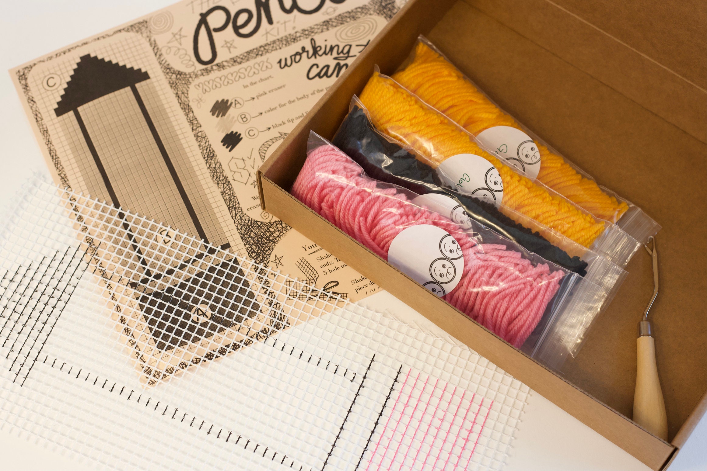 Pencil Latch Hook Rug Kit - Etsy