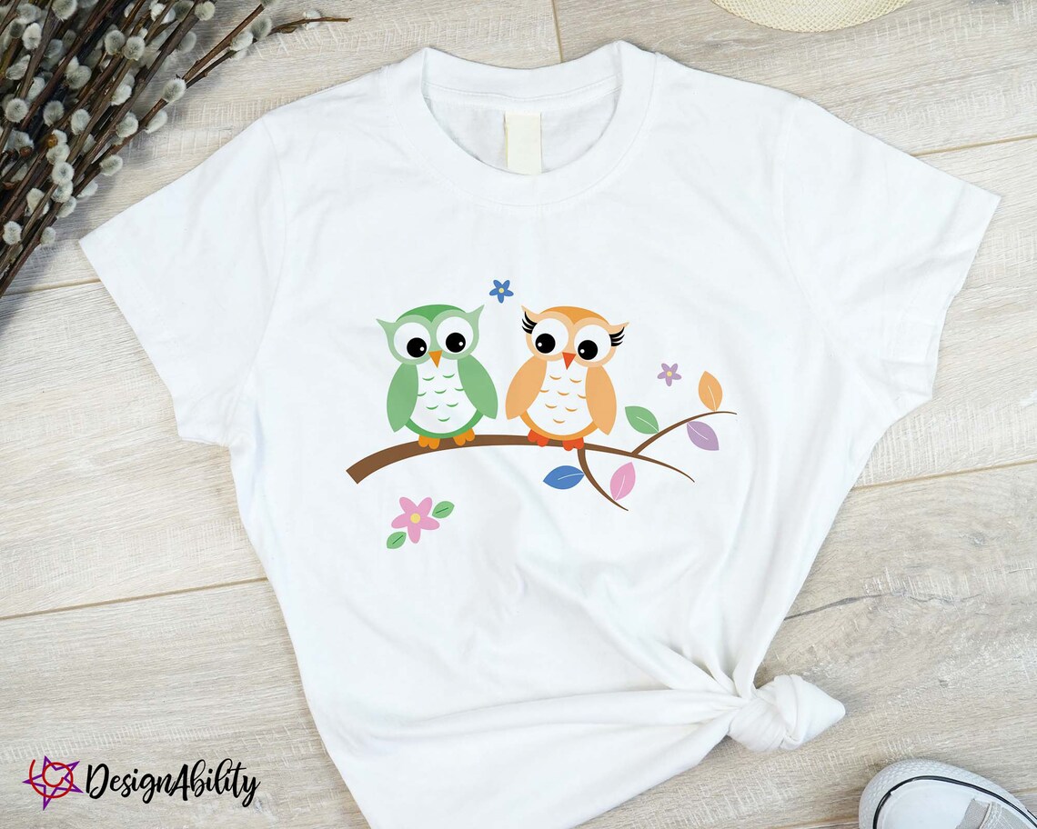 Easter Owls Clipart Set SVG & 15 Pngs Digital Download - Etsy