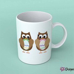 Easter Owls Clipart Set - SVG & 15 Pngs | Digital Download - Etsy