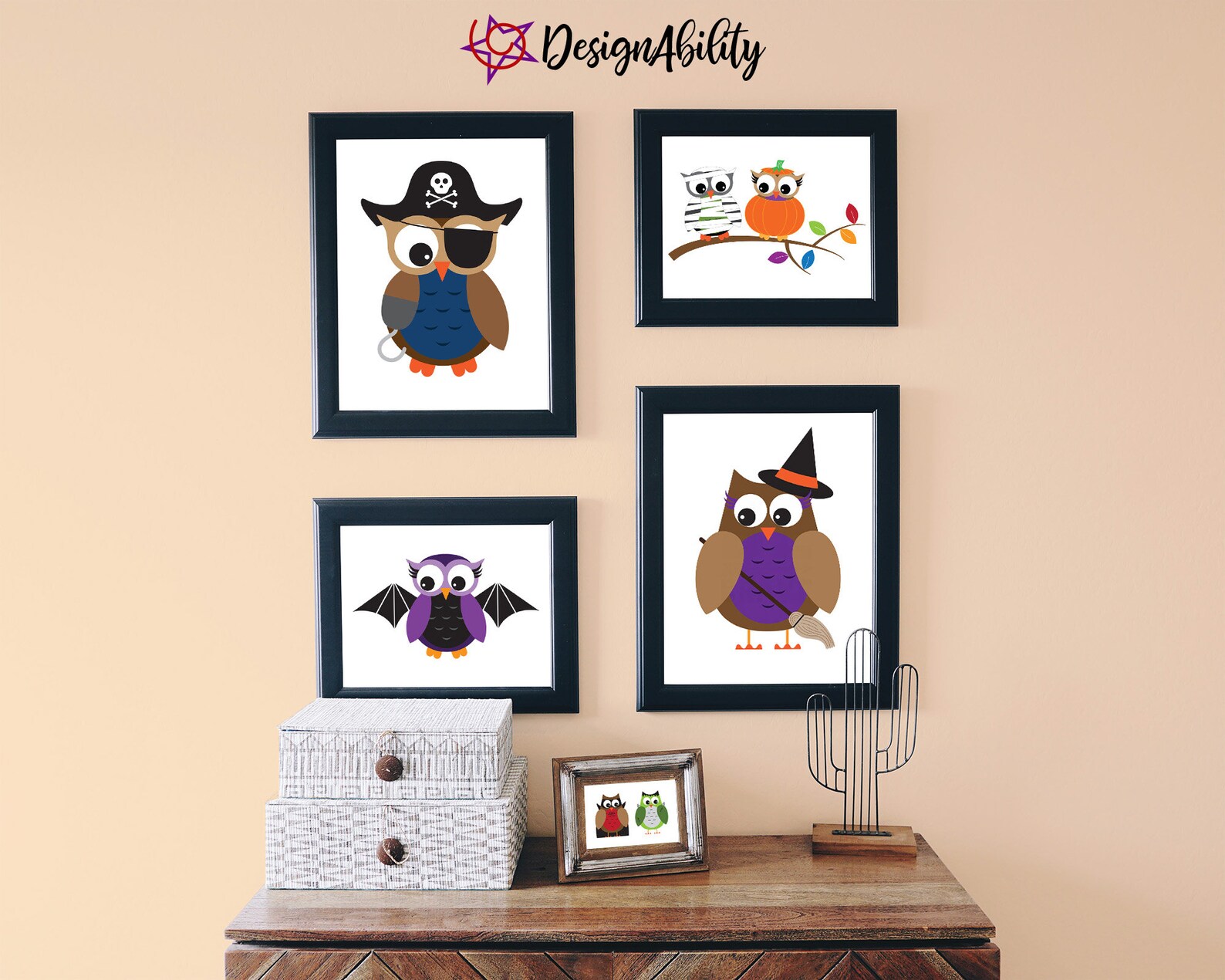 Halloween Owls Clipart Set - SVG & 10 Pngs | Digital Download - Etsy