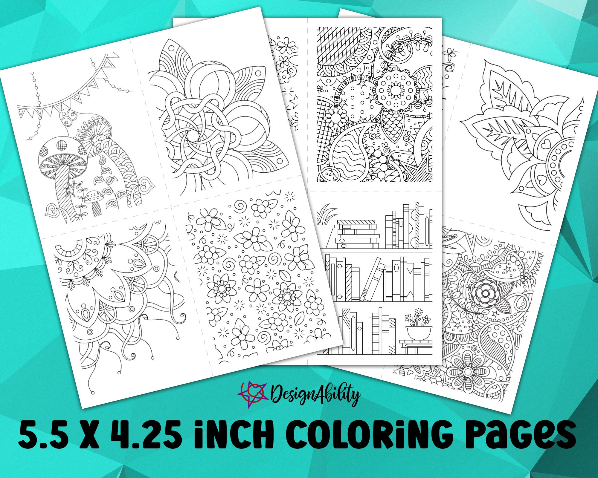 The Little Coloring Book Printable Coloring Pages 52 Pages Instant ...