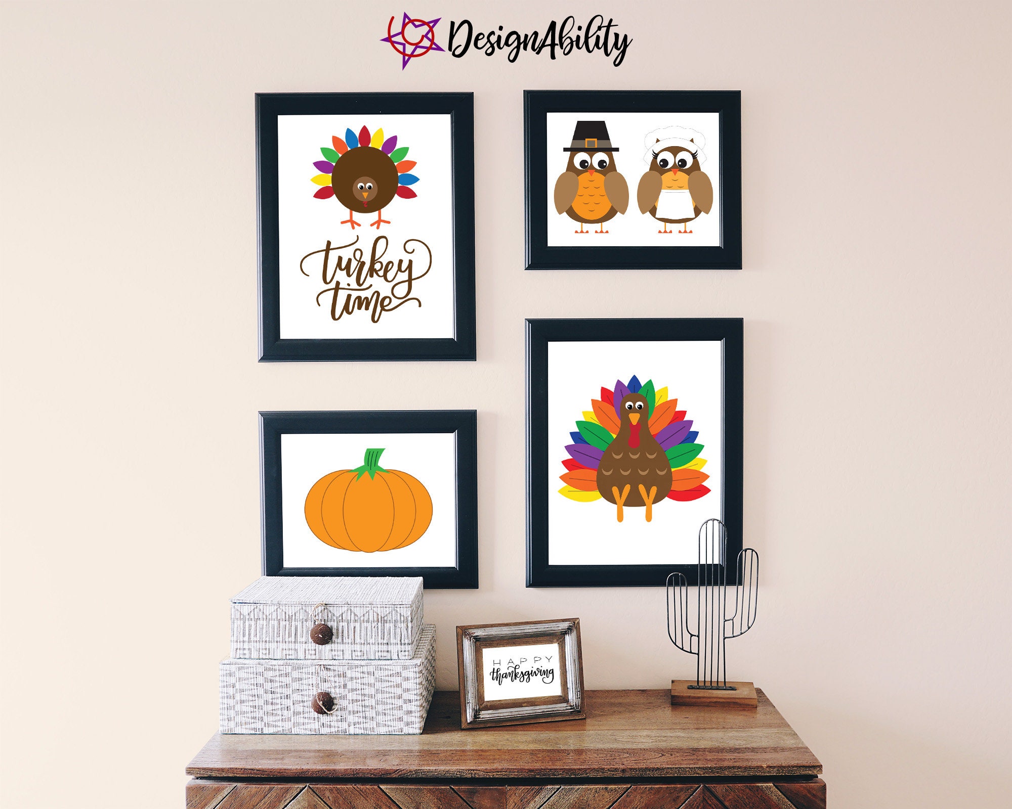 Thanksgiving Bundle Clipart Set SVG & 15 Pngs Digital - Etsy