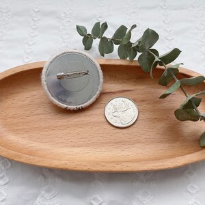 Floral Embroidery Brooch Pin Handmade Girl Embroidered Pin party Coat ...