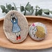 Floral Embroidery Brooch Pin Handmade Girl Embroidered Pin party Coat ...