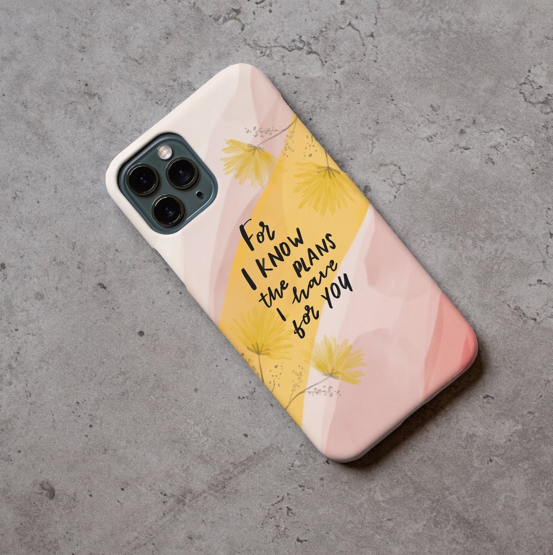 For I Know the Plans I Have for You iPhone Case | Bible Verse iPhone ...