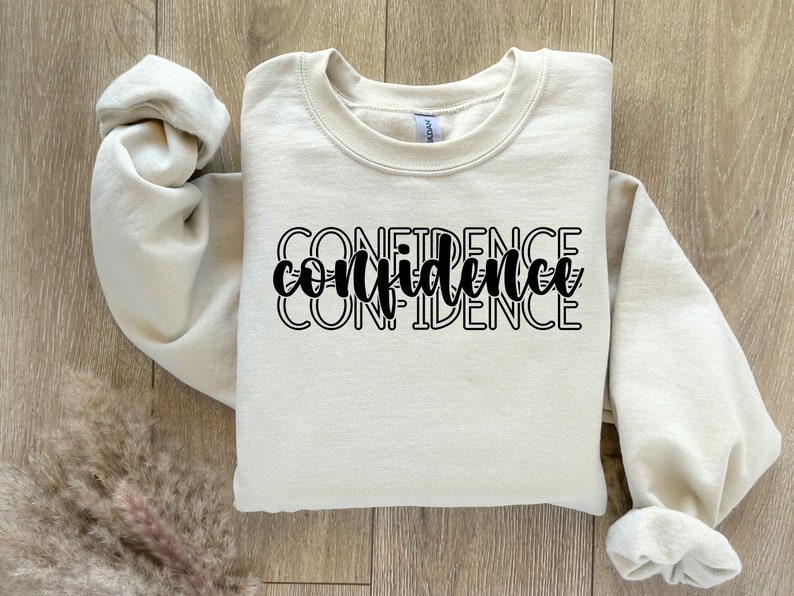 Confidence Stacked Font Unique SVG Transparent PNG - Etsy
