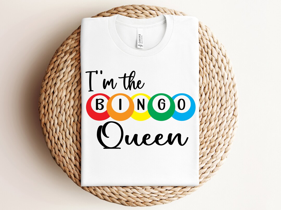 I'm the BINGO Queen SVG Transparent PNG - Etsy