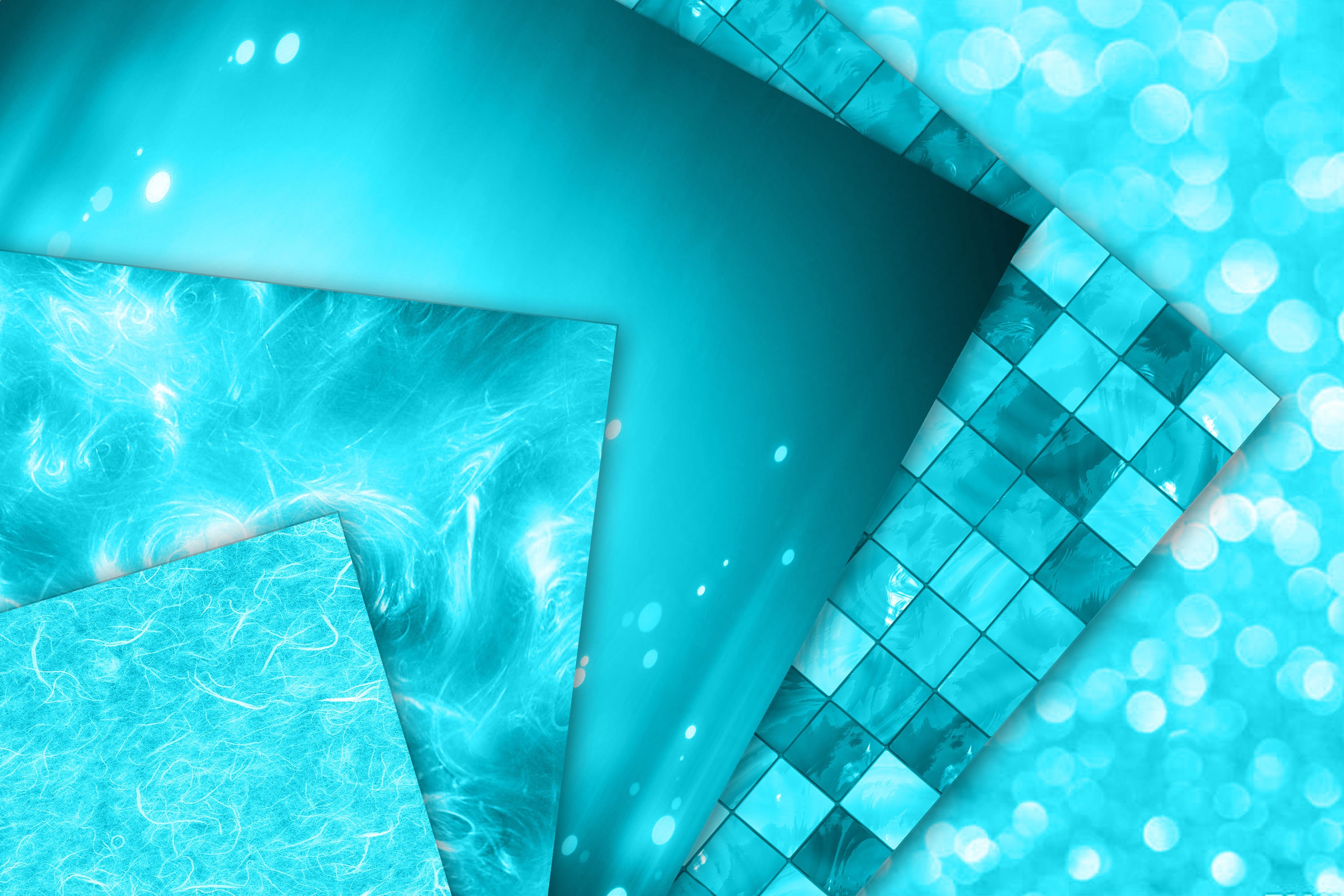 8 Beautiful Intense Blue Digital Backgrounds Sublimation POD INCLUDED ...
