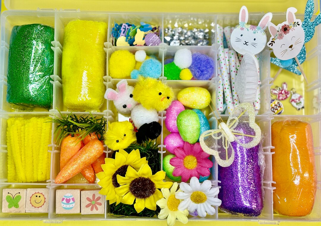 Easter Playdough Kit Easter Gift Homemade Playdough Sensory Kit for ...