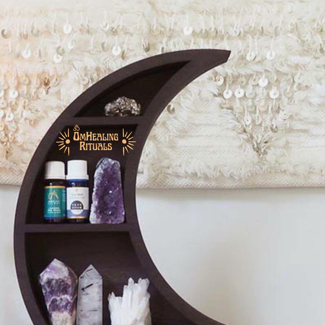 Essential Oil Bottle Display Shelf Crystal Display Shelf - Etsy