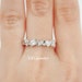 Multi Shape Moissanite Eternity Ring, Multi Shape Eternity Wedding Band ...