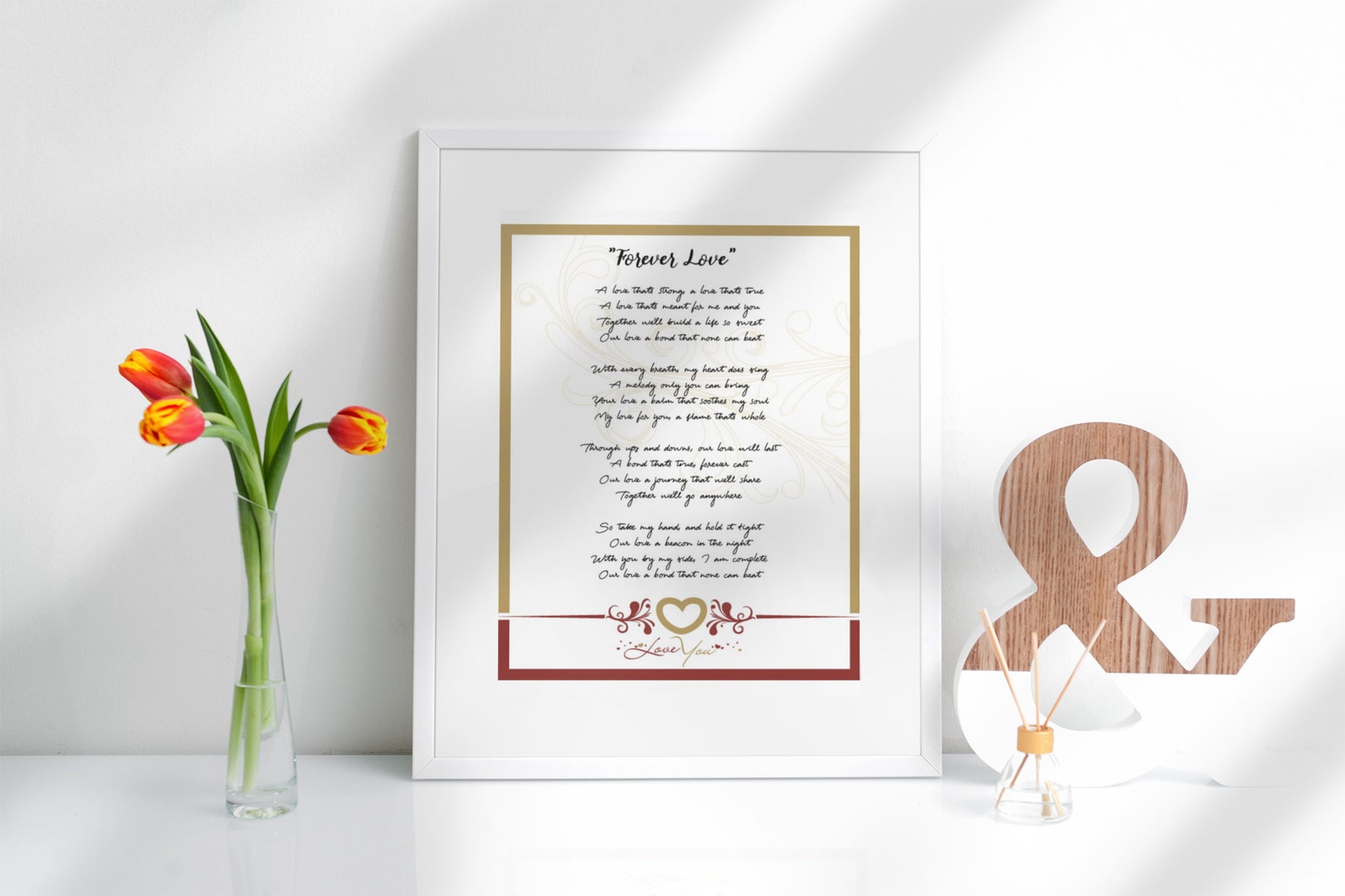 Love Forever Poem, Love Poem, Love Poems, Digital Poem, Anniversary ...