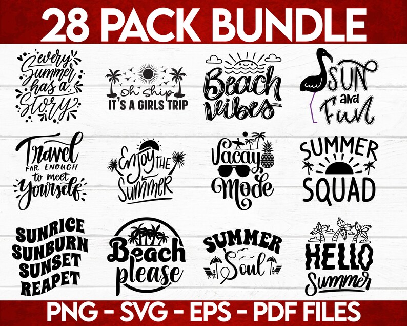 Summer Svg Bundle Summer Svg Summer Bundle Svg Beach Please - Etsy