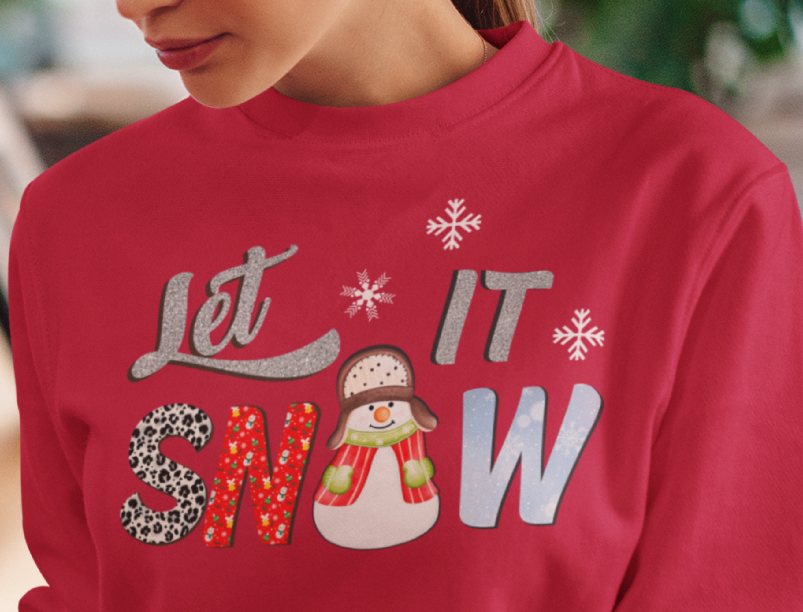 Let It Snow Png, Let It Snow, Let It Snow Snowman Png, Christmas Shirt ...