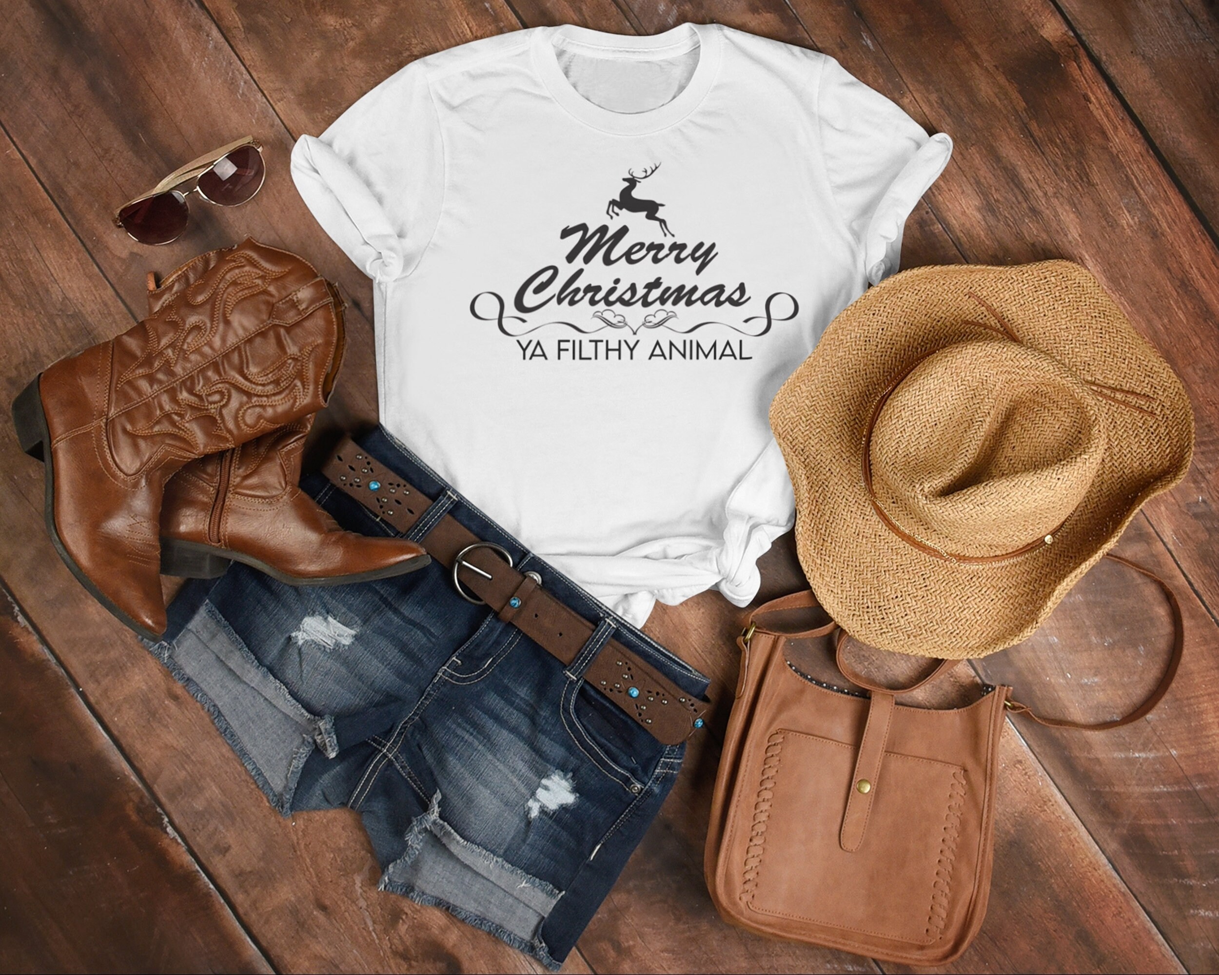 Merry Christmas Ya Filthy Animal Svg, Merry Christmas Svg, Christmas ...