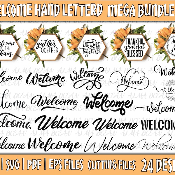 Welcome Svg - Etsy